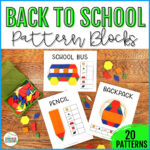 Back to School Pattern Blocks Templates Printable Tangrams Activities ...