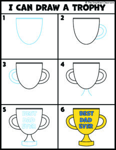 Fathers Day Directed Drawing NO PREP Activity Craft Great for Gift ...