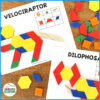 Pattern Block Mats Printable Tangrams Puzzles Dinosaur Pattern Blocks ...