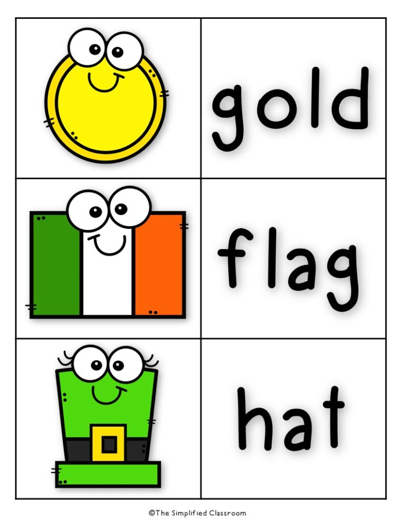 St Patricks Day Reading Activities and Centers – The Simplified Classroom