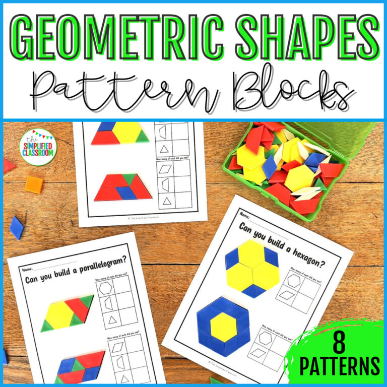 Printable Tangrams Activities Pattern Block Shapes Templates Puzzles ...
