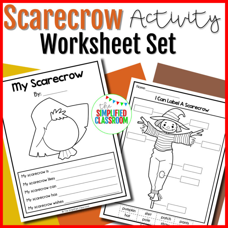 Scarecrow Activity Set - The Simplified Classroom