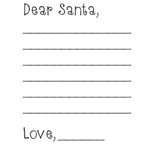 FREE Writing Letters to Santa Class Book - The Simplified Classroom