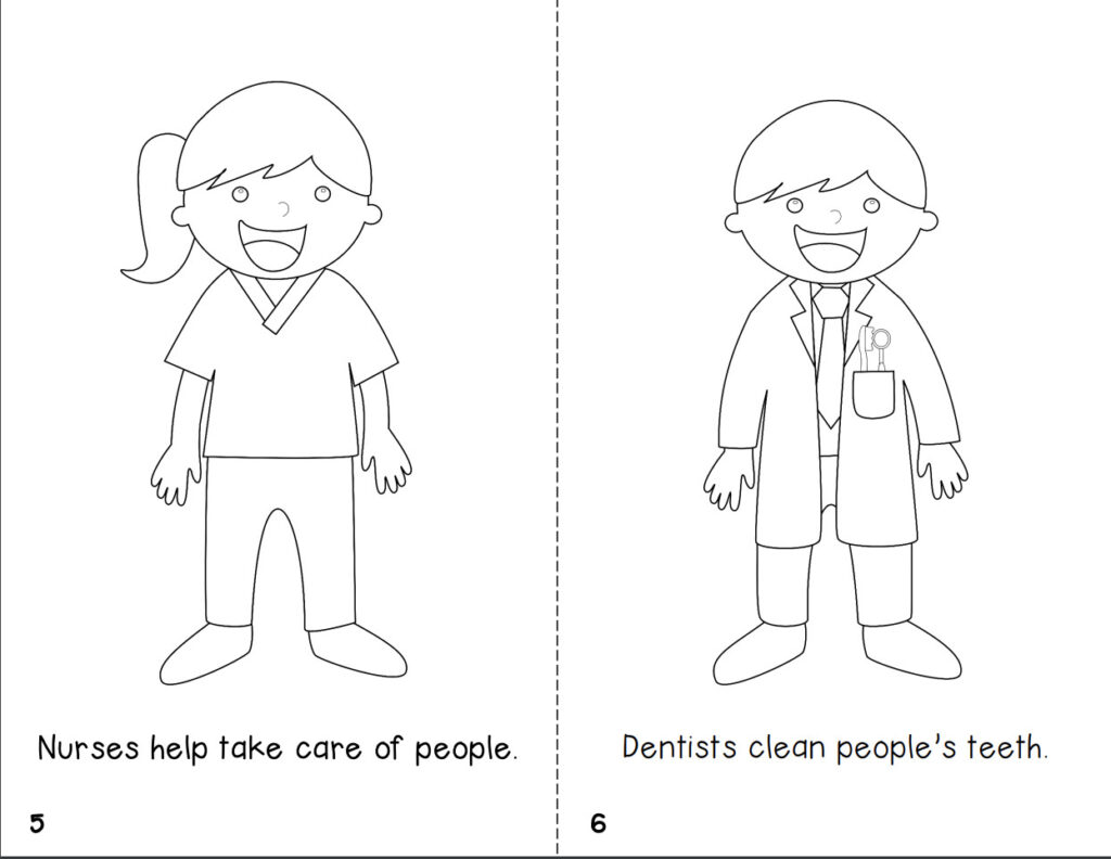 FREE Community Helpers Easy Reader Printable Decodable Book - The ...