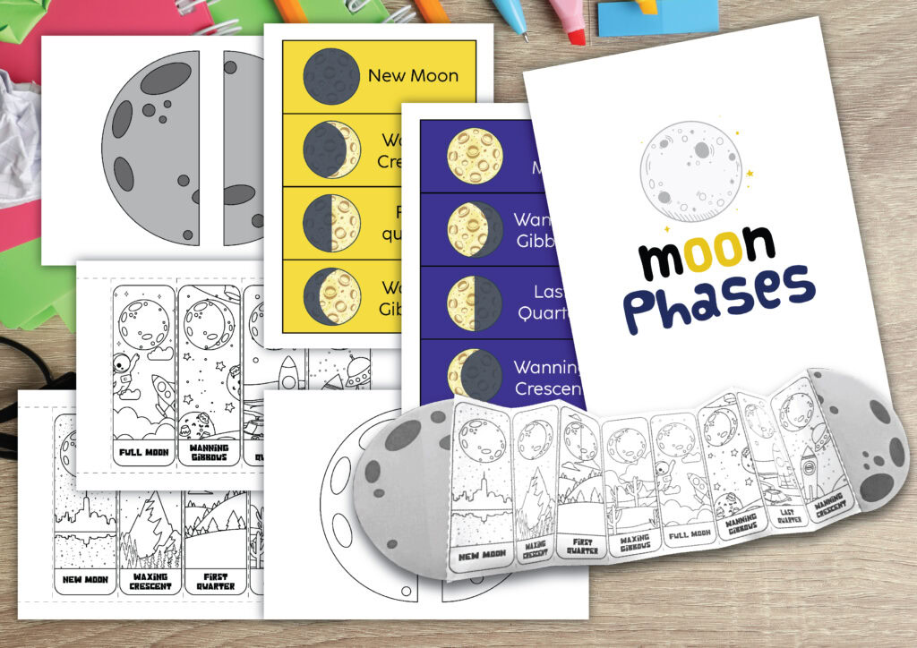 Moon Phases Foldouts - The Simplified Classroom