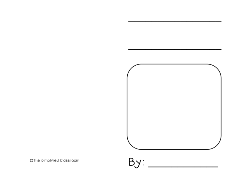 FREE Blank Books for Writers Workshop First Grade Writing Pages - The ...