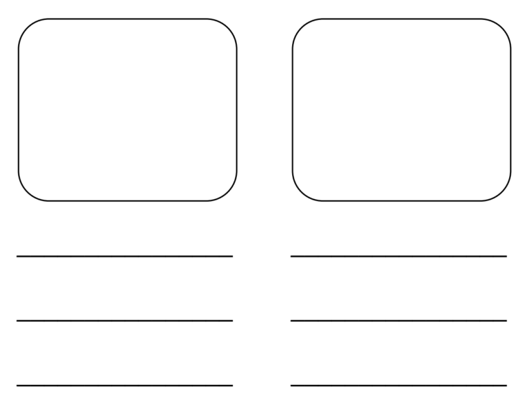 FREE Blank Books for Writers Workshop First Grade Writing Pages - The ...