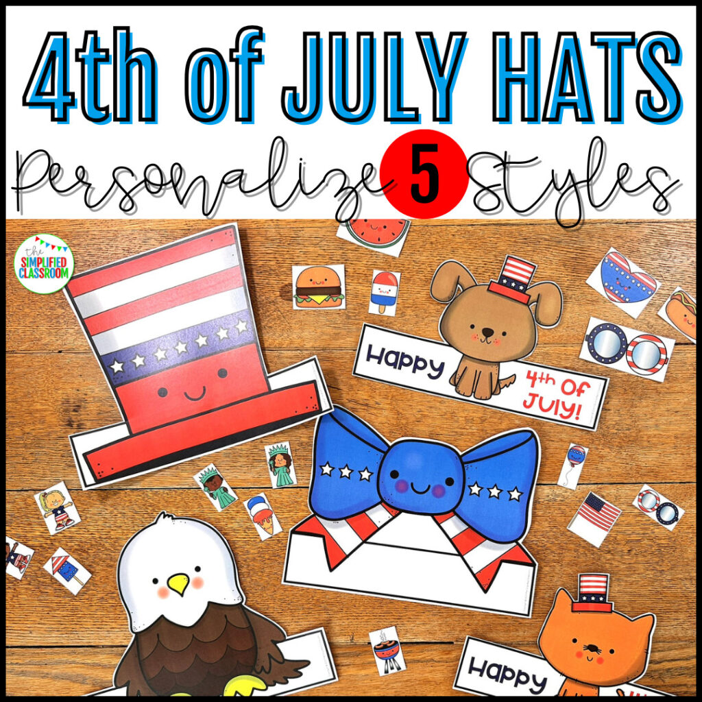 4th of July Hat Headband Crown Fourth of July Patriotic Uncle Sam Hats ...