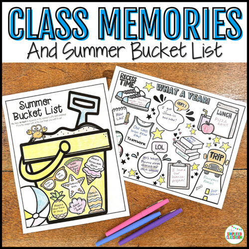 Yearbook Signing Pages Signature Autograph Messages Printables Class ...