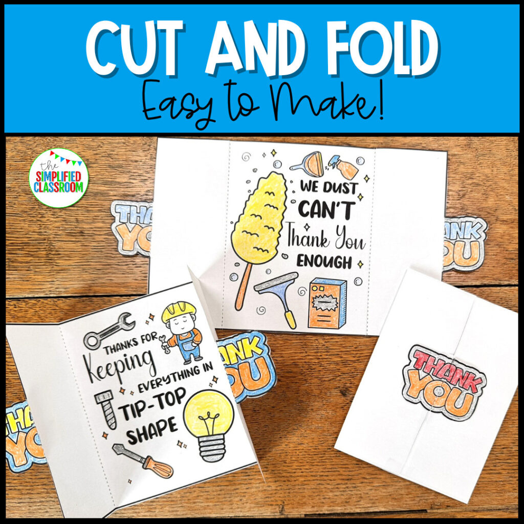 National Custodian Day - Thank You Cards to Custodians to show ...