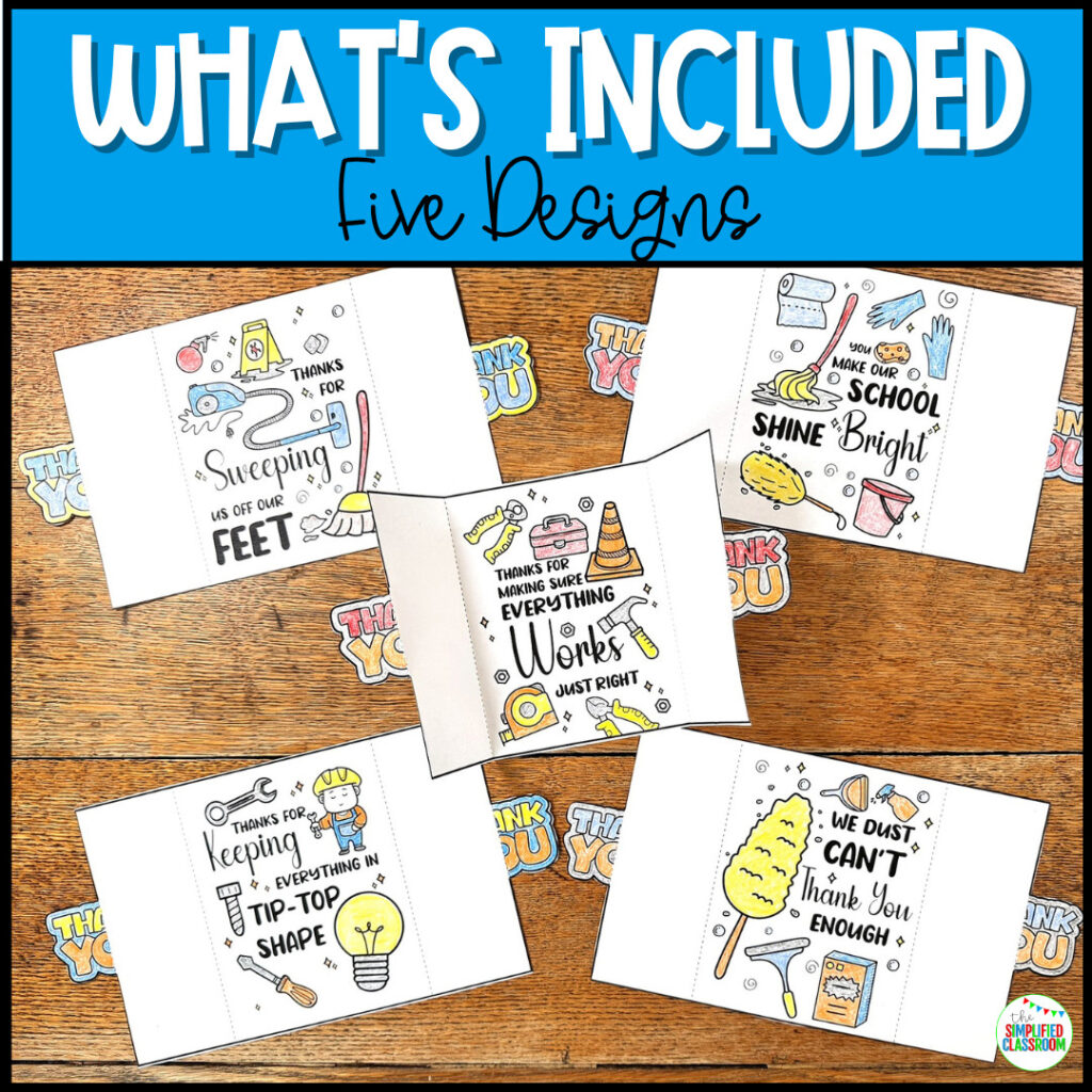 National Custodian Day - Thank You Cards to Custodians to show ...