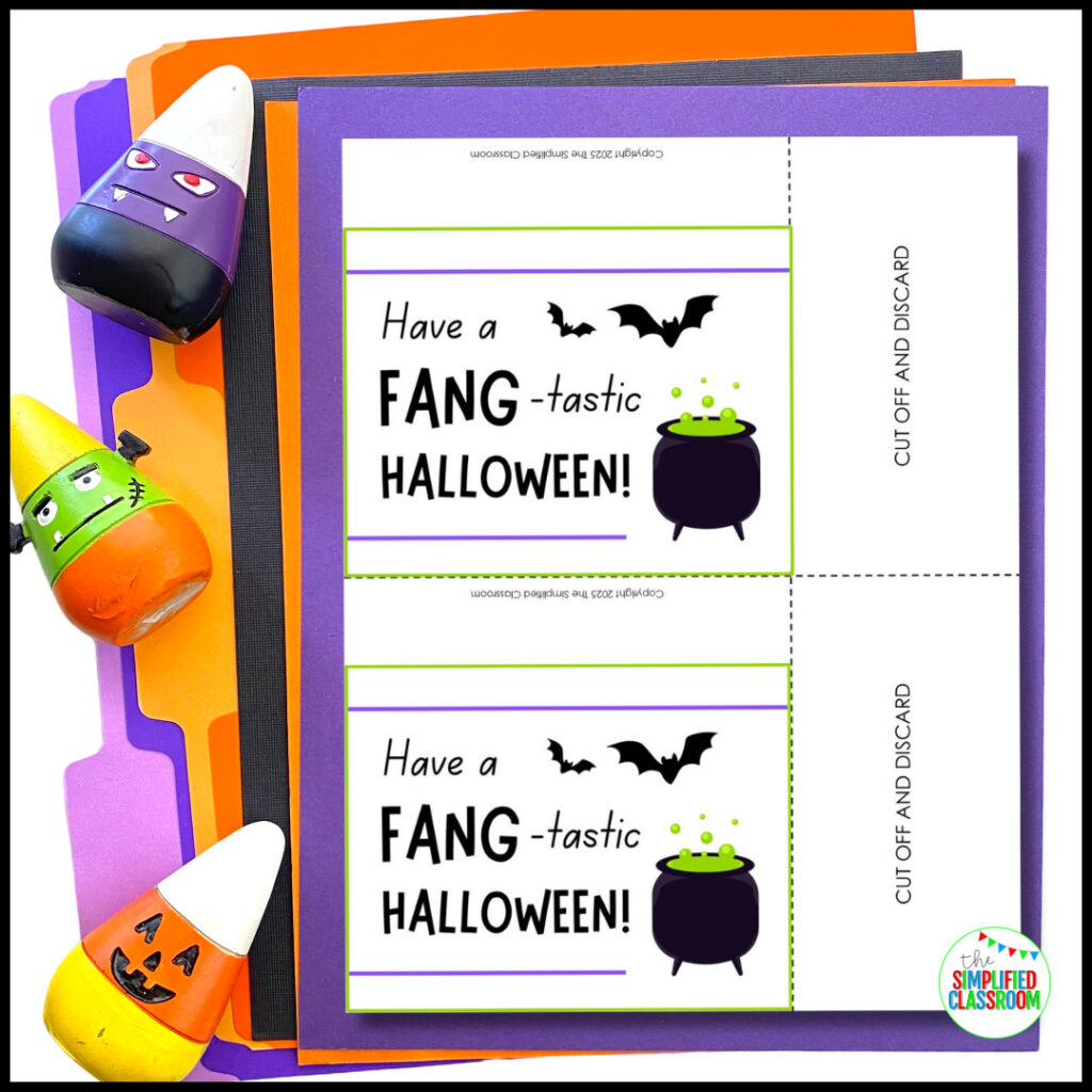 Happy Halloween Gift Tags Halloween Treat Bag Tags & Cards - The ...