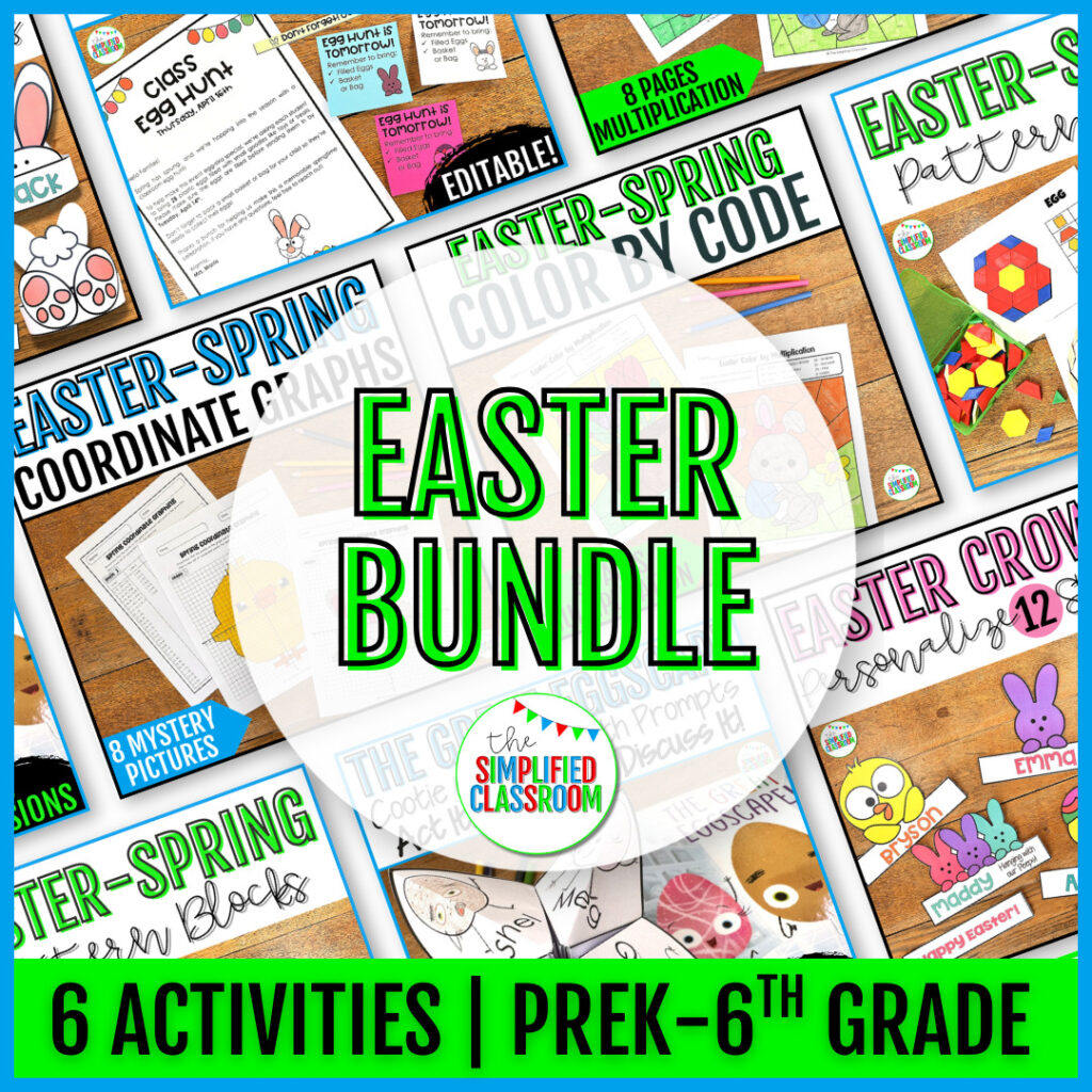 Easter Activity Bundle – The Great Eggscape Craft, Easter Bunny Crown ...